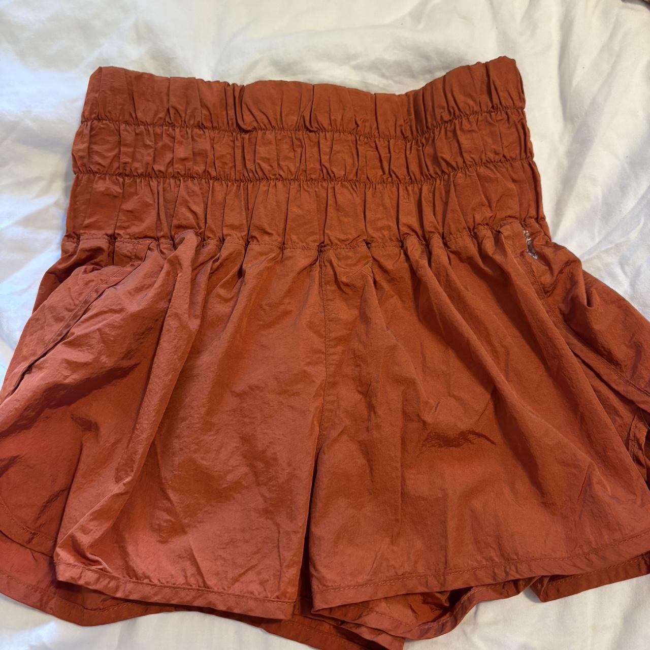 Free people movement Burnt orange shorts #outdoorfun | Depop