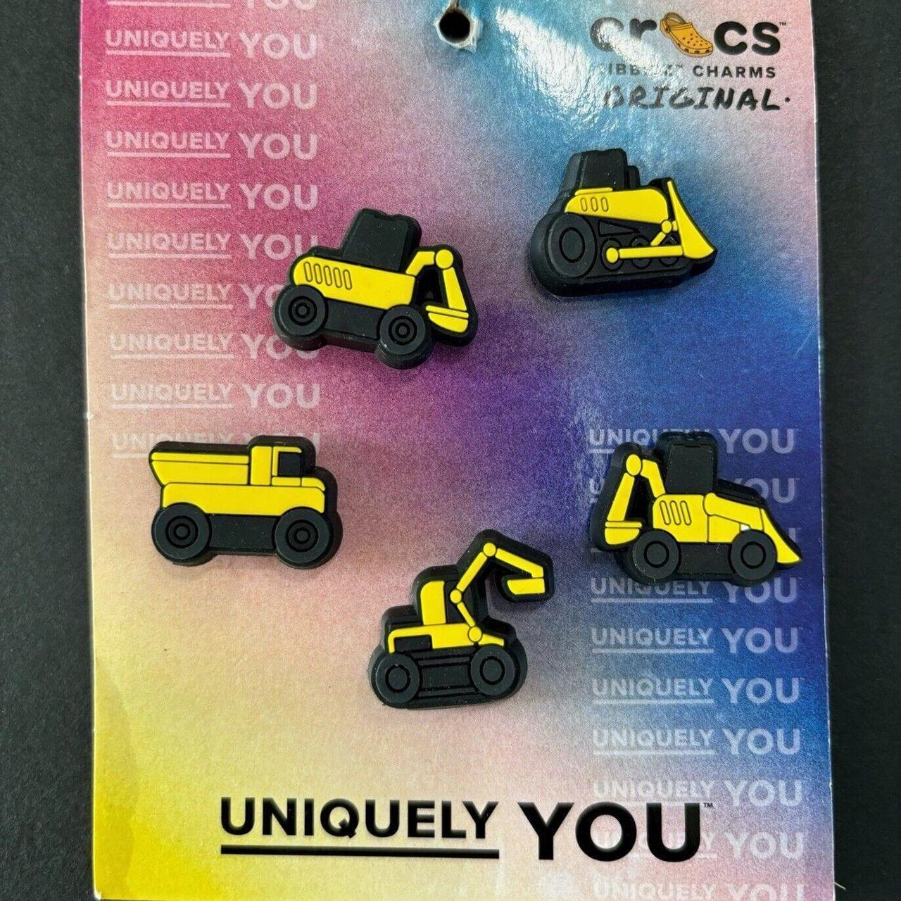CROCS CONSTRUCTION VEHICLES 5 PACK JIBBITZ CHARMS... | Depop