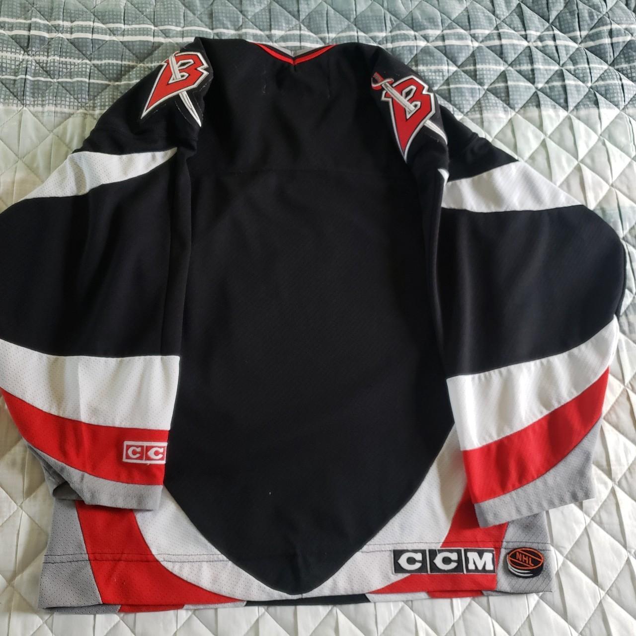 Buffalo Sabres CCM black goathead NHL hockey jersey... - Depop