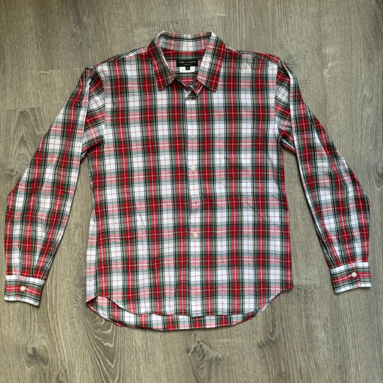 Comme Des Garcons Homme Plus 16SS Tartan Check Shirt... | Depop