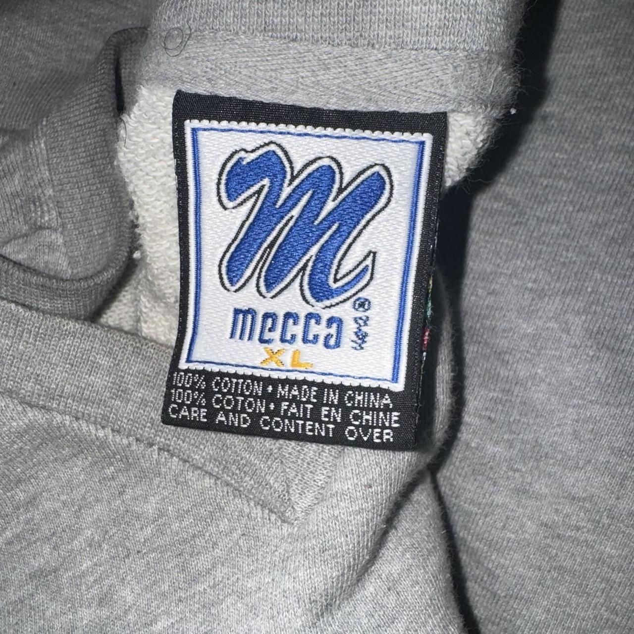 gray mecca usa sweater vest has a few stains as shown - Depop