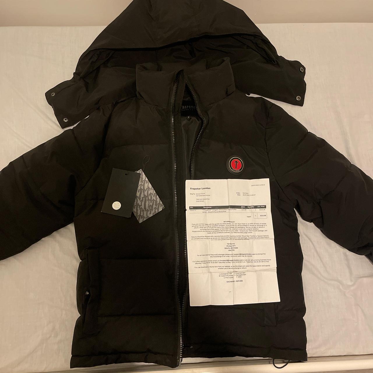 Infrared trapstar jacket with tags and reciept worn... - Depop