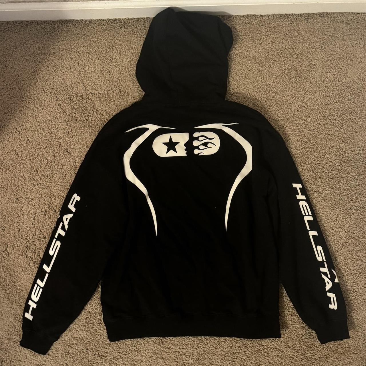 hellstar hoodie size small brand new fast shipping - Depop