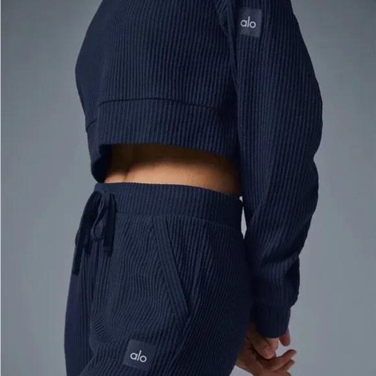 Alo Yoga Muse Set Navy Size small set - both... - Depop