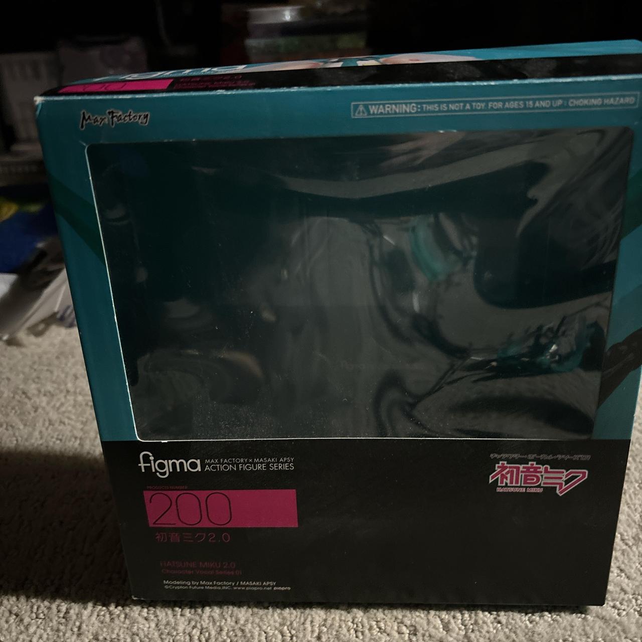 Hatsune Miku figma anime action figure with box... | Depop