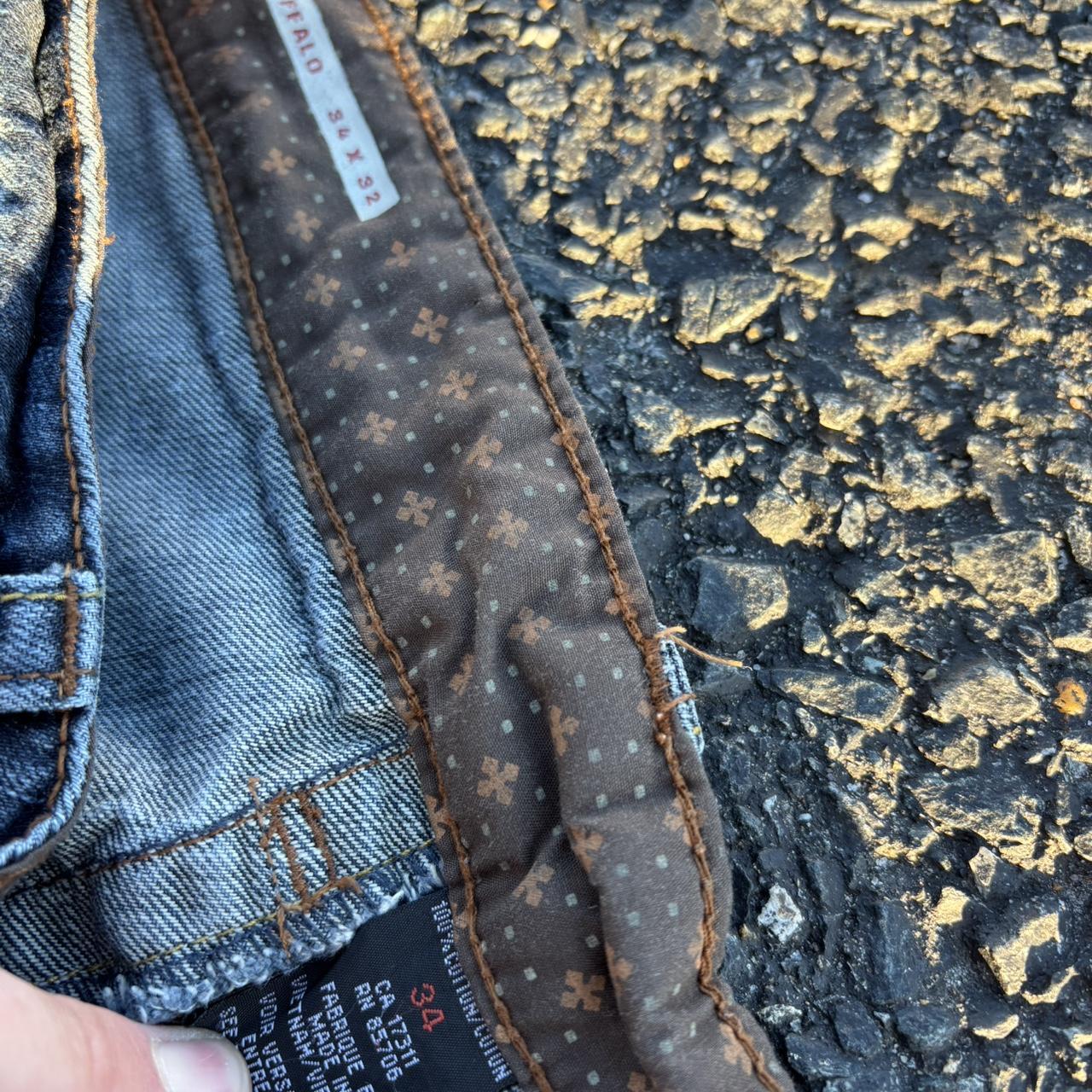 Bootcut embroidered buffalo y2k jeans with a perfect... | Depop