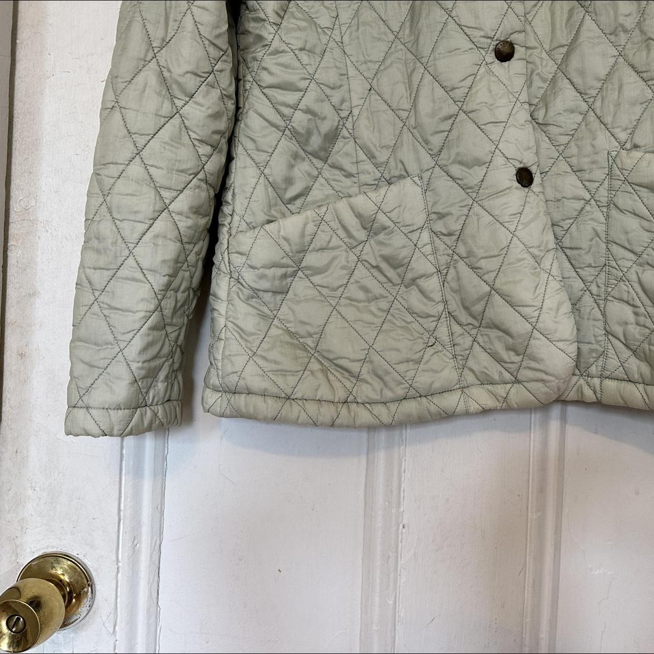 Mint Green Barbour Quilted Jacket 🍵🍀🍬📗🐉 #barbour... - Depop