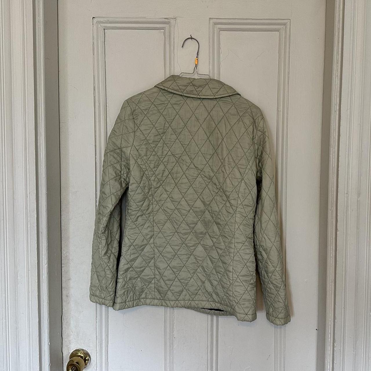 Mint Green Barbour Quilted Jacket 🍵🍀🍬📗🐉 #barbour... - Depop