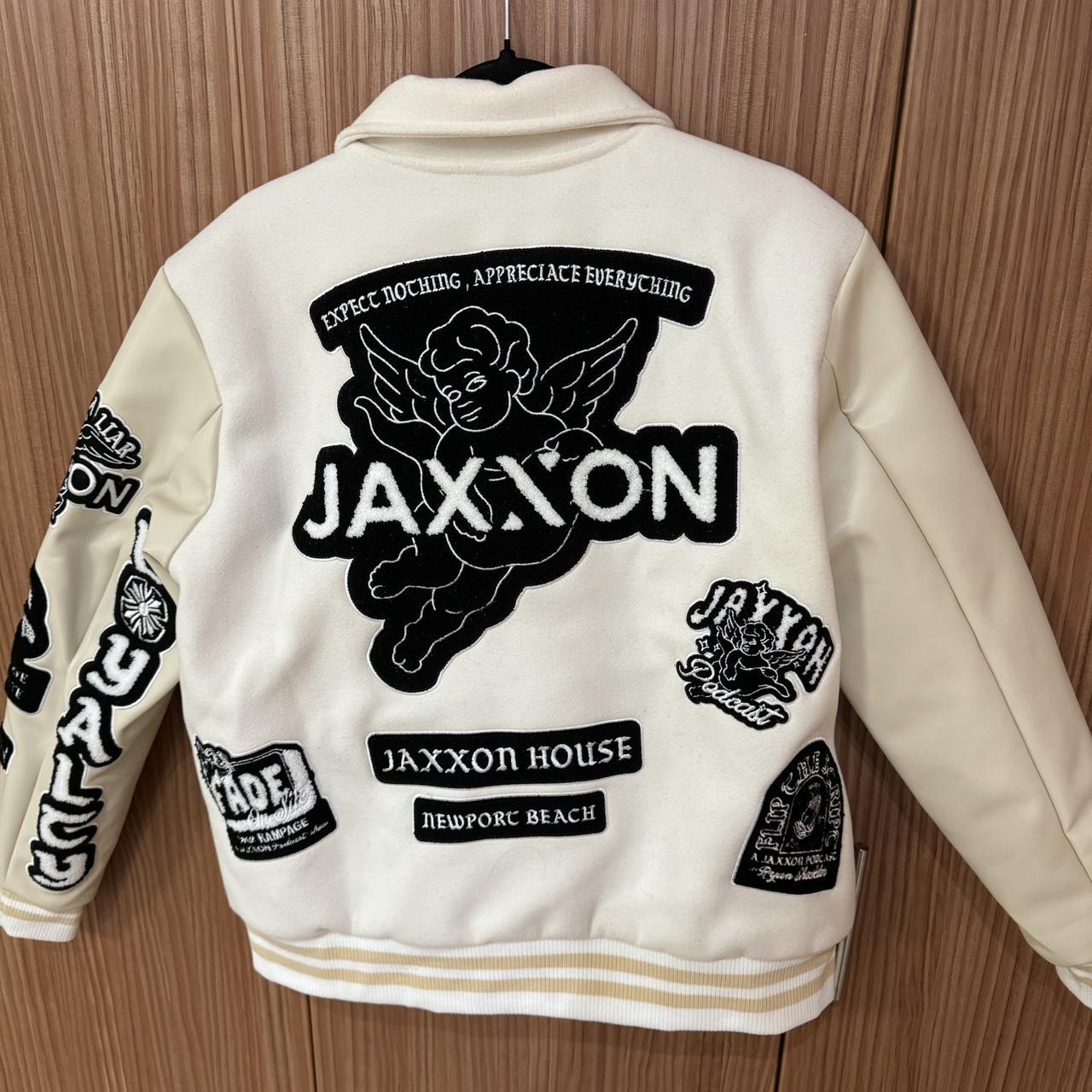 Jaxxon oversized bomber jacket Size: M - Depop