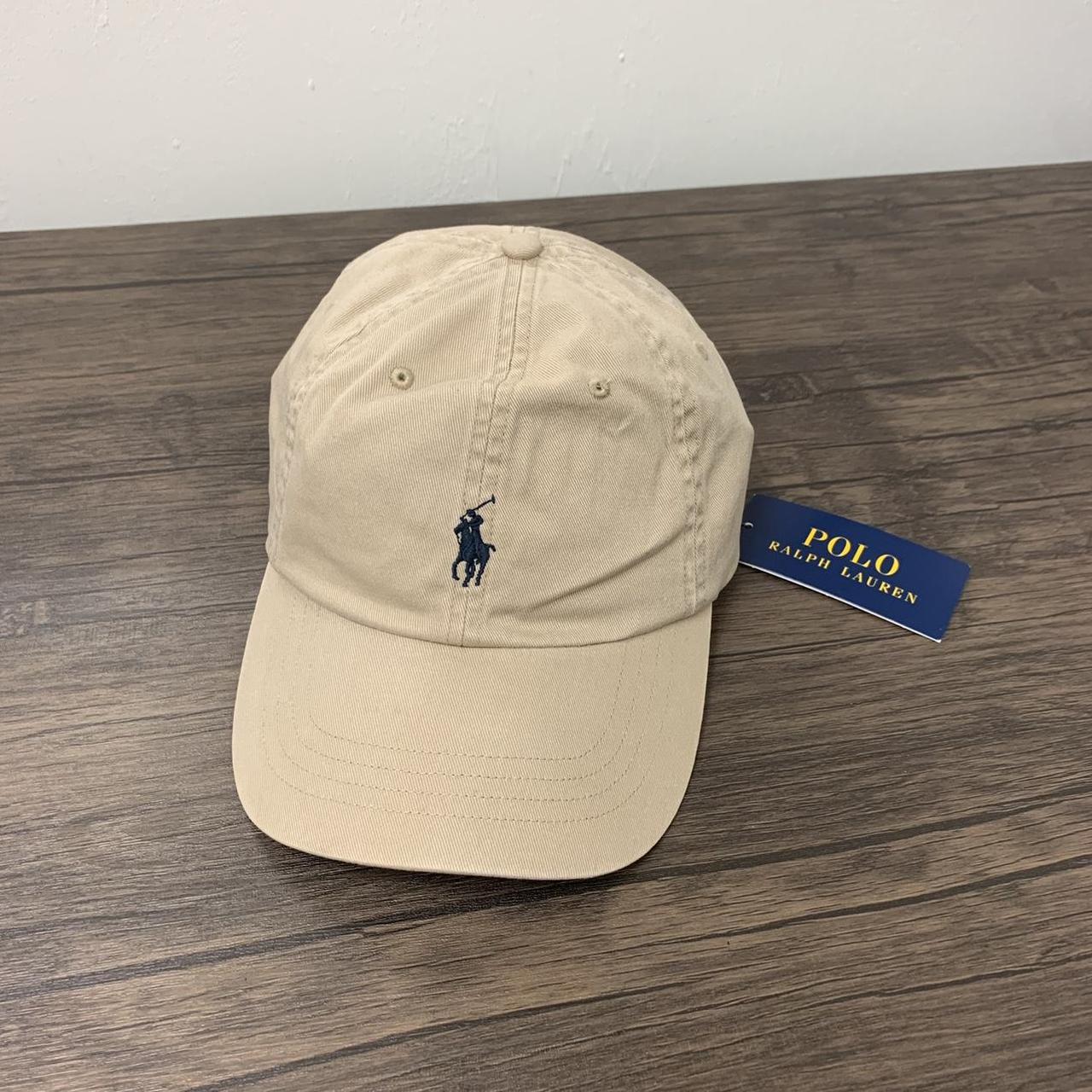Polo Ralph Lauren Men's Cream Hat | Depop