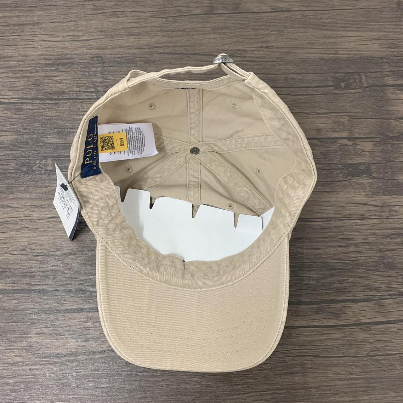 Polo Ralph Lauren Men's Cream Hat | Depop