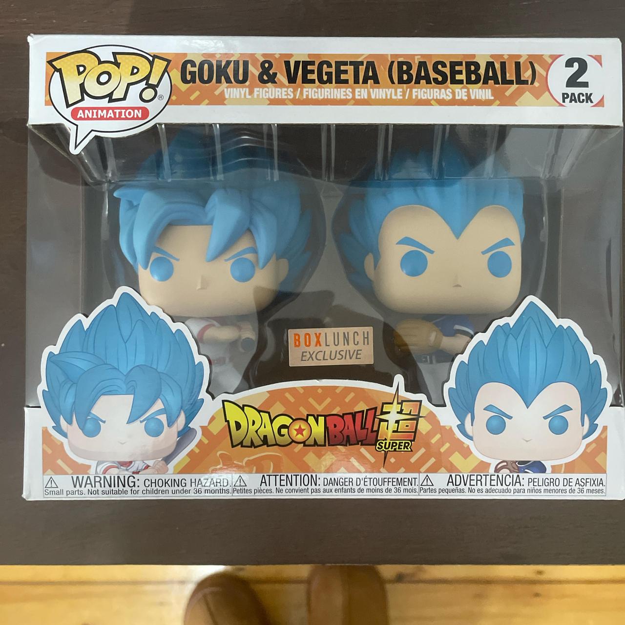 Dragon Ball Super Goku and Vegeta (Baseball) Funko... - Depop