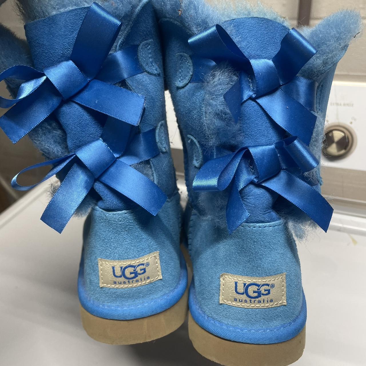 Bright Blue Vintage Bailey Bow Ugg Australia from... | Depop