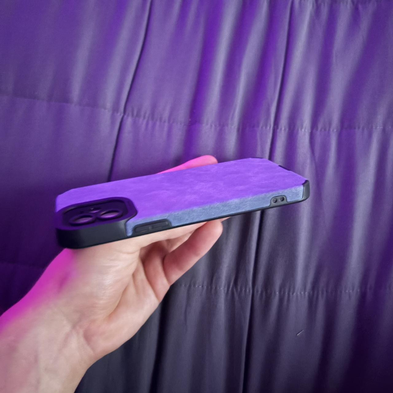 Suede iPhone 12 case. Real suede. Bought for 50 | Depop