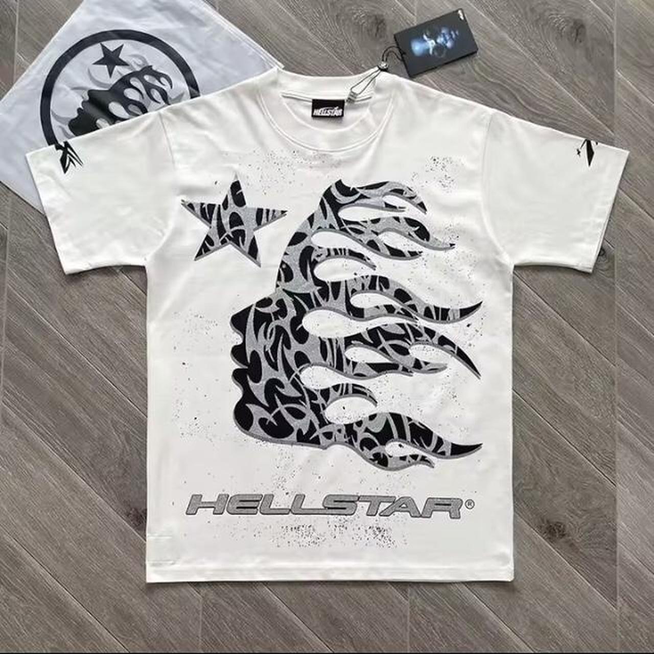 Hellstar Glitter P2P T-Shirt ‘Black’ - Depop