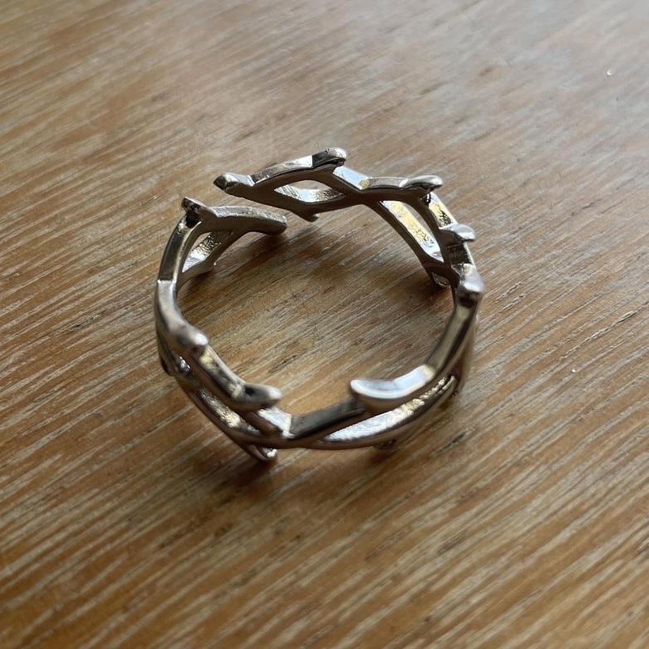 Thorn adjustable ring mens y2k vintage ring -... | Depop