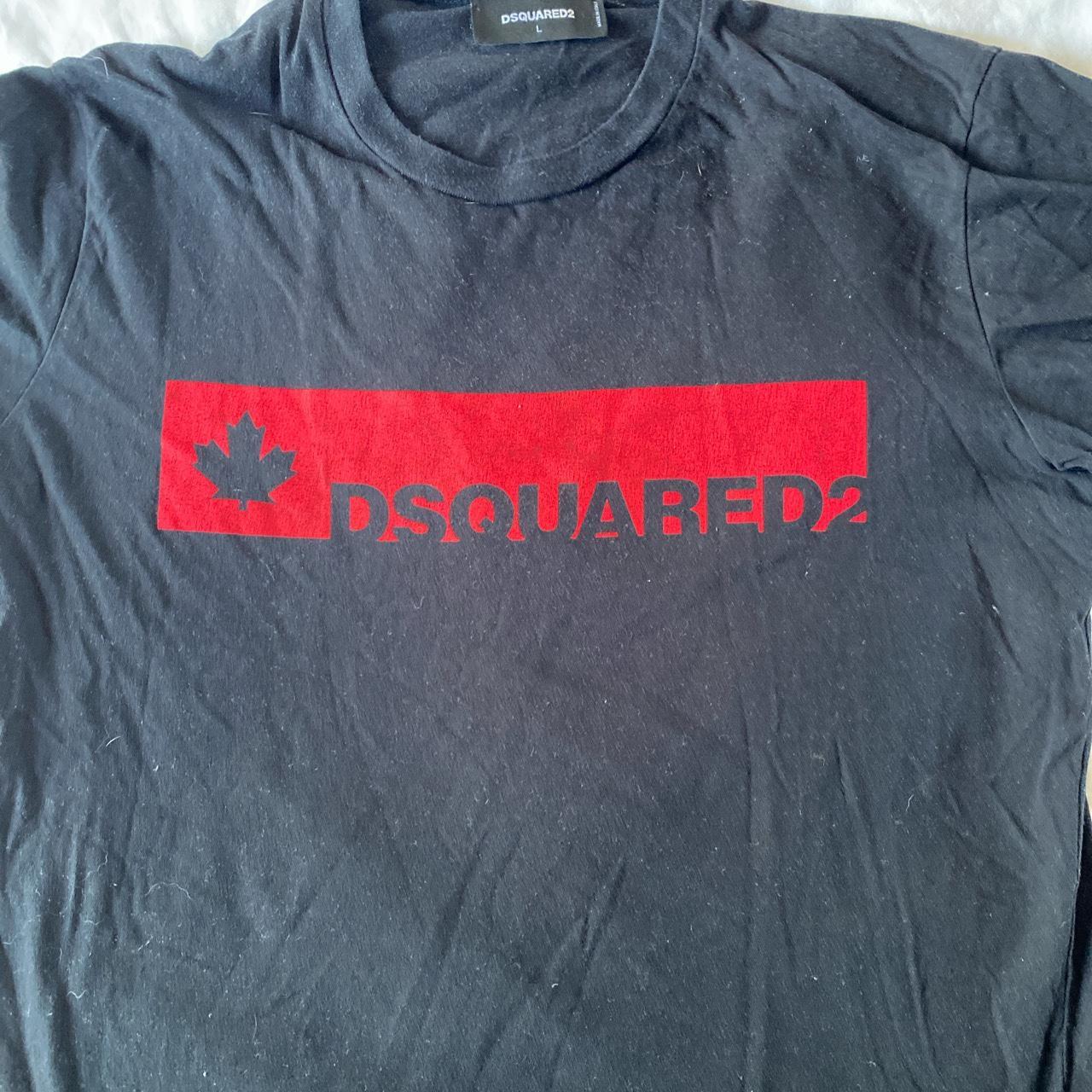black dsquared t shirt LARGE - Depop