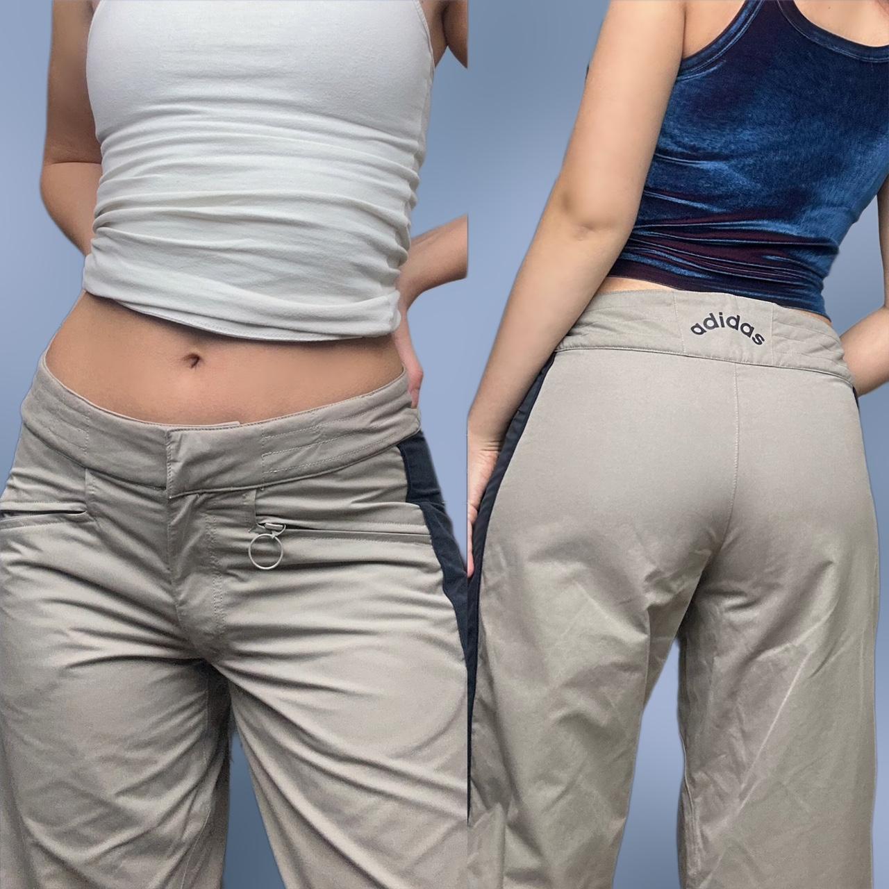 Rare Vintage 90s low rise Adidas pants Perfect... - Depop