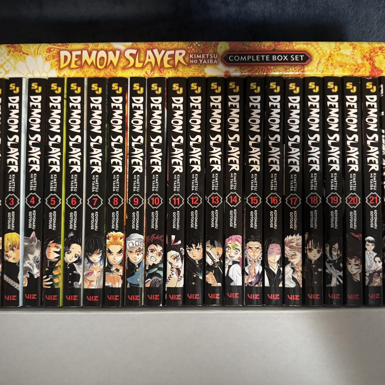 Demon Slayer manga set - complete box set with 23... | Depop