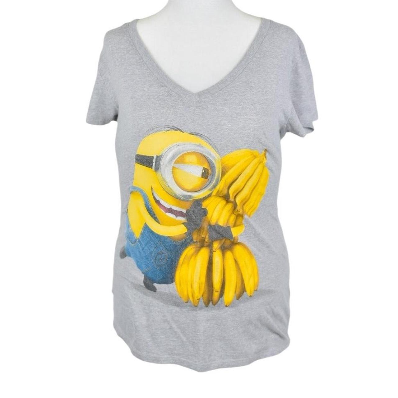 Grey Minions baby tee #Minions - Depop