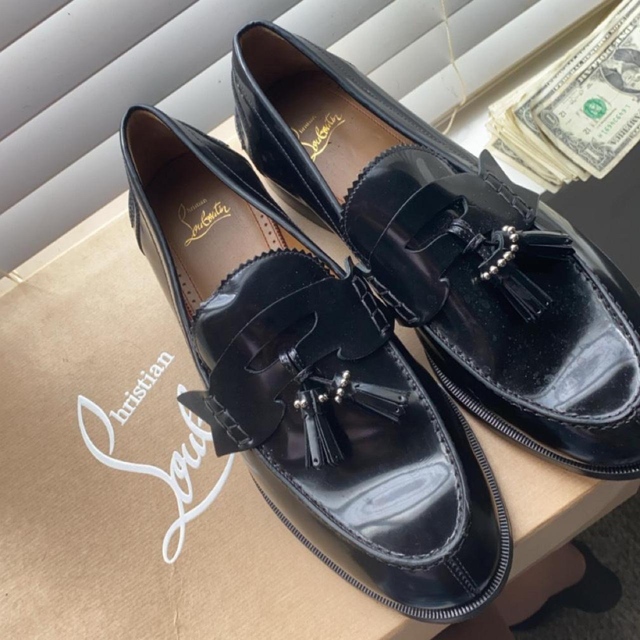 Christian Louboutin red bottom dress shoes | Depop