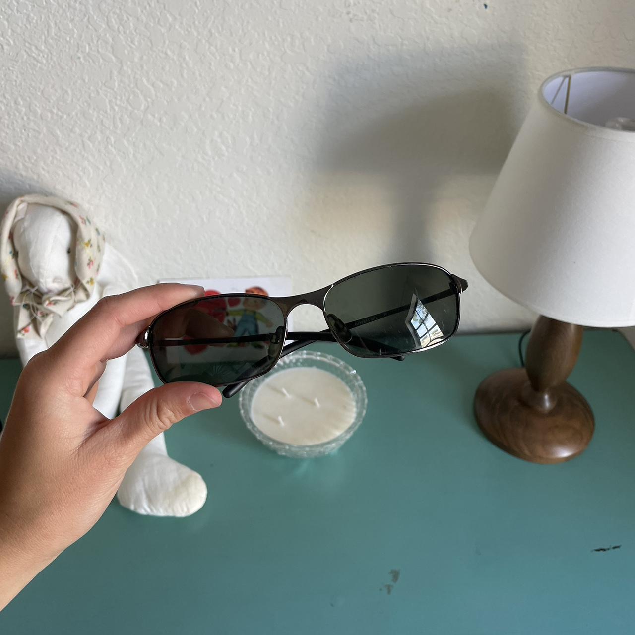 Cute 90s frames deadstock sunglasses sunnies metal... - Depop