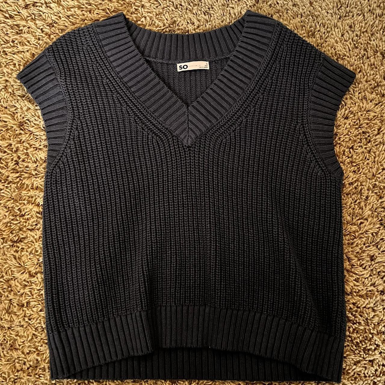 SO Sweater Vest *more blue than shown in picture - Depop