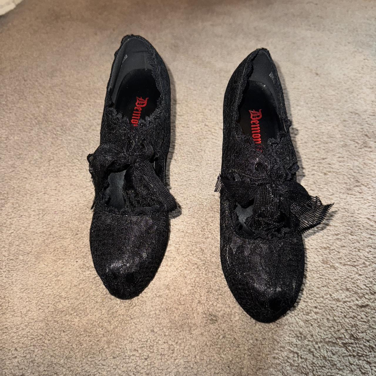 Demonia DEMON-11 Gothic pinup maryjane platform heels - Depop