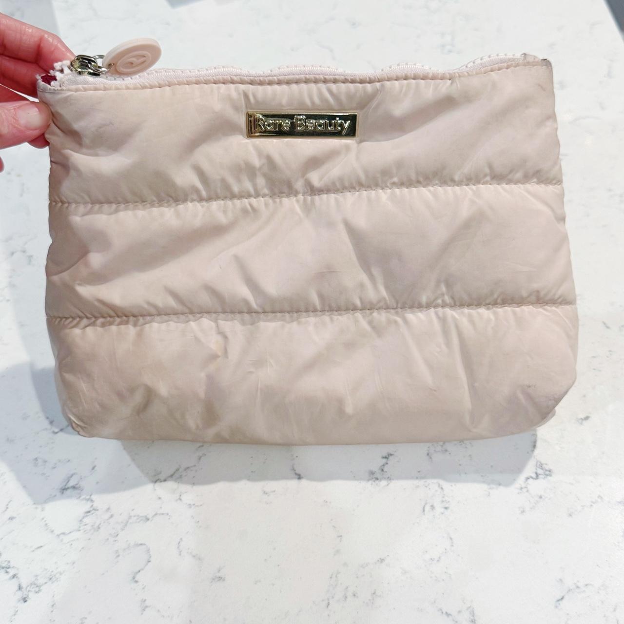 Rare beauty puffer makeup bag Like new! - Depop