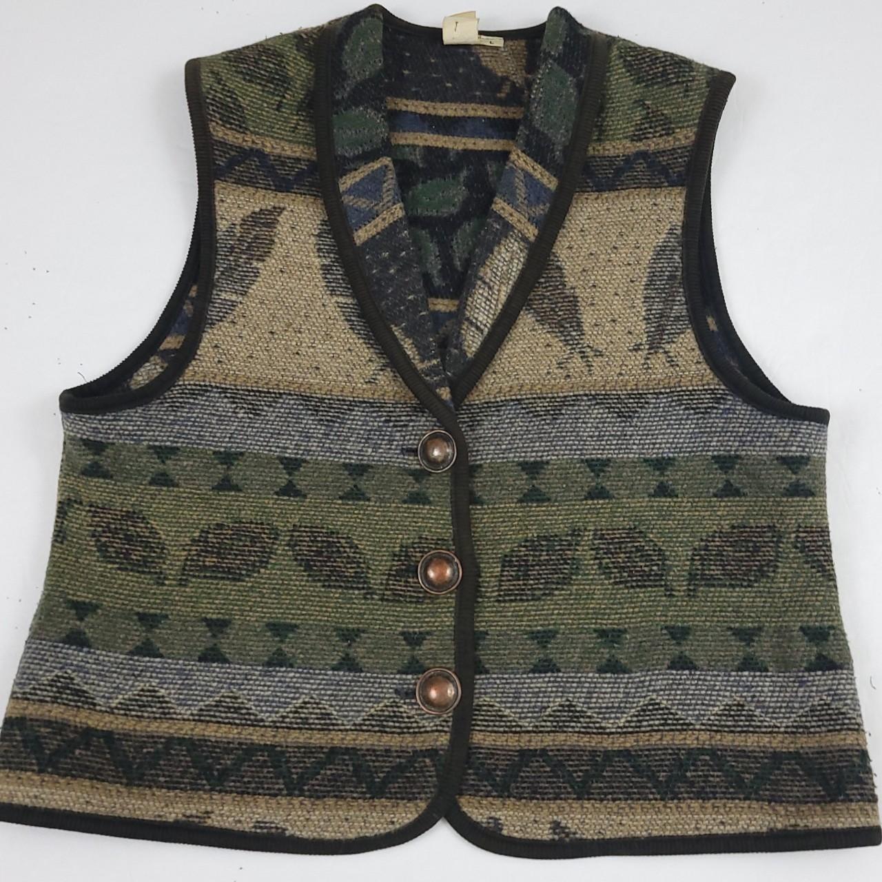 Vintage Nomadic Traders pattern vest. Super cool... - Depop