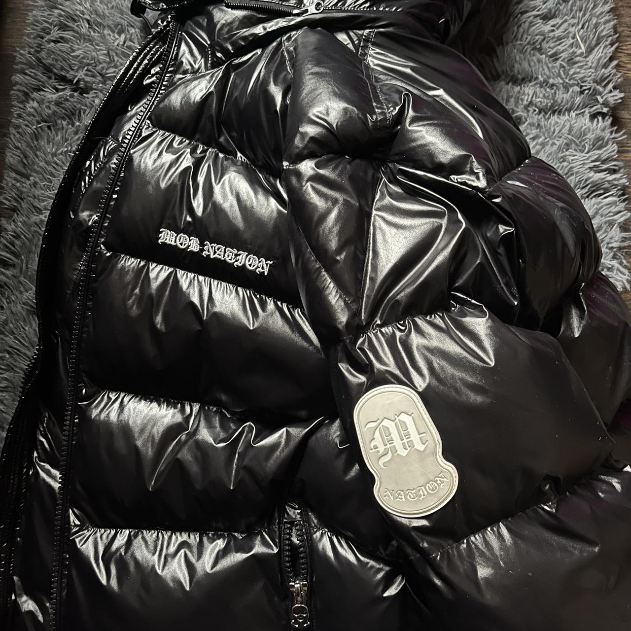 Mob nation shiny jacket - Depop
