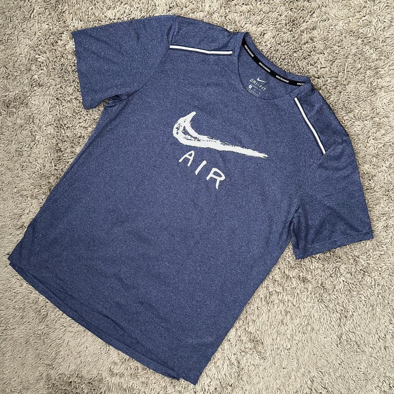 Nike Dri-Fit Miler Cool Running Top Size: Medium... - Depop