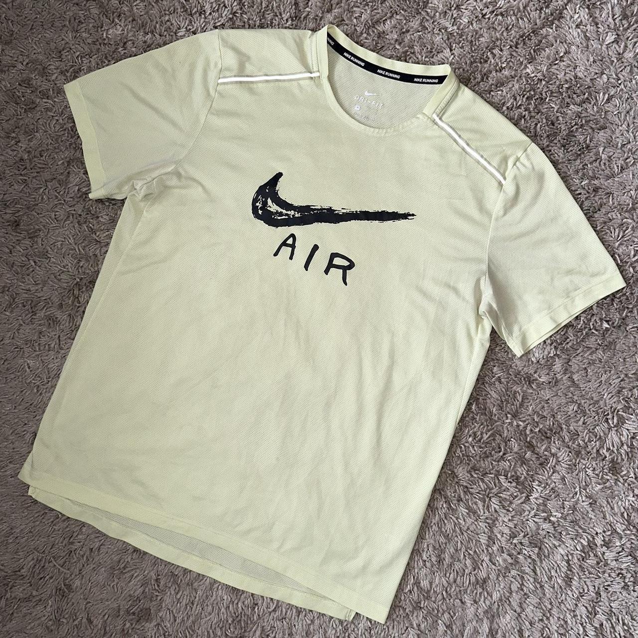 Nike Dri-Fit Miler Cool Running Top Size: Medium... - Depop