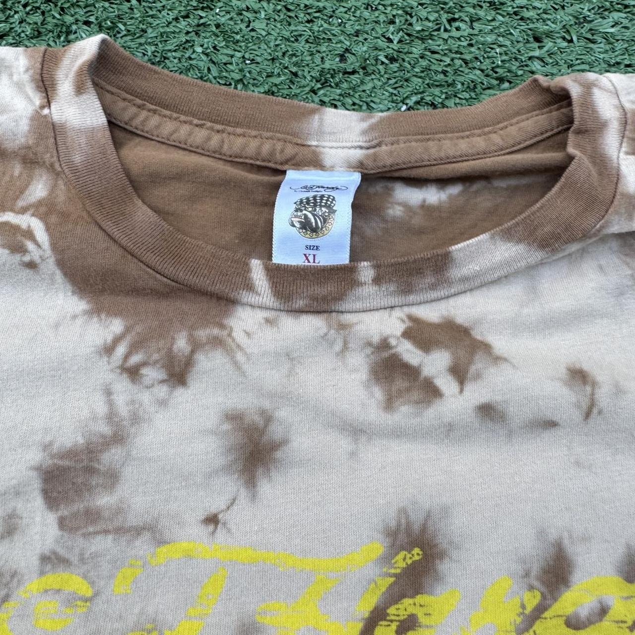 Y2k ed hardy graphic tee shirt Mallcore emo grunge... - Depop