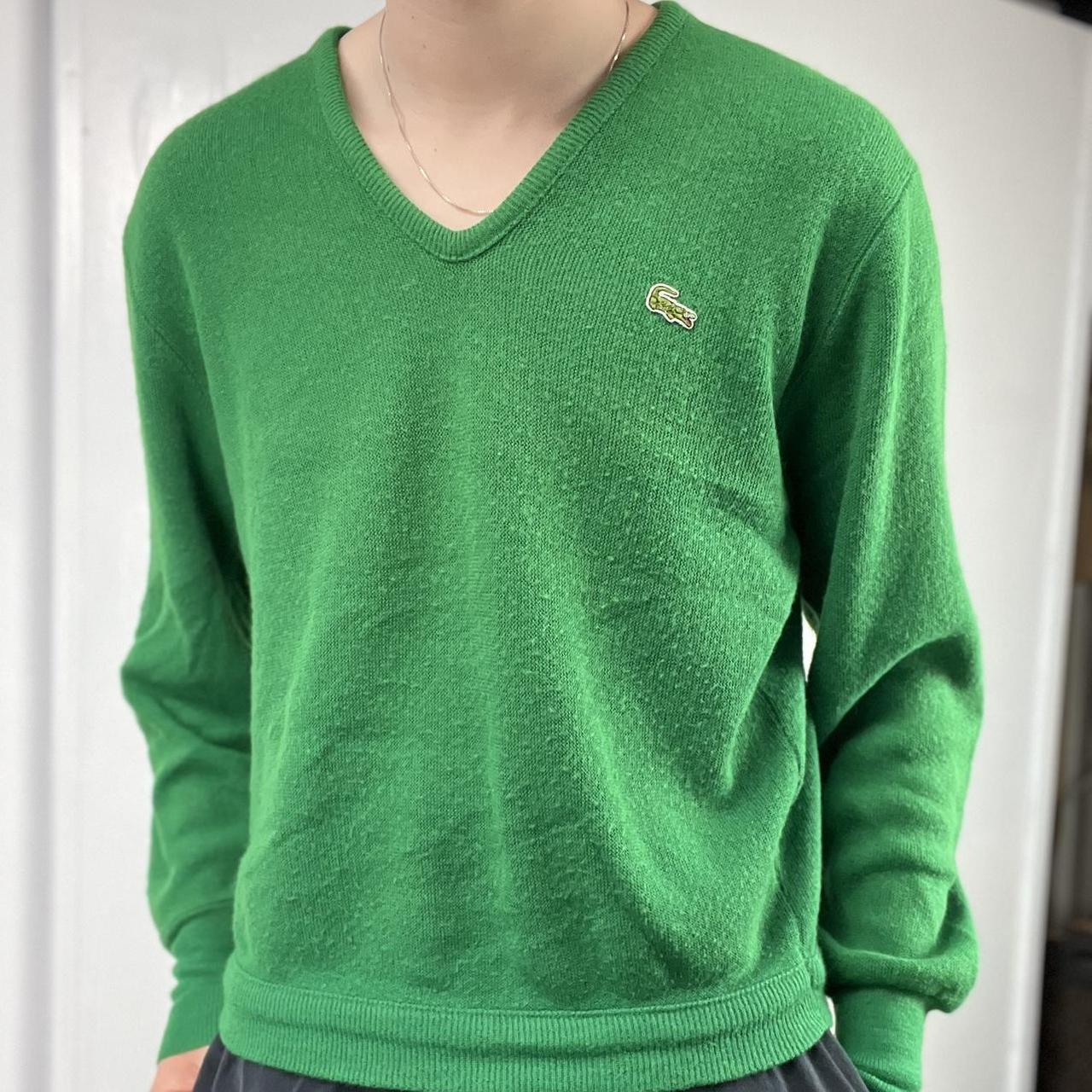 Lacoste Green Knit 🐊 Lovely Green colour ideal for... - Depop