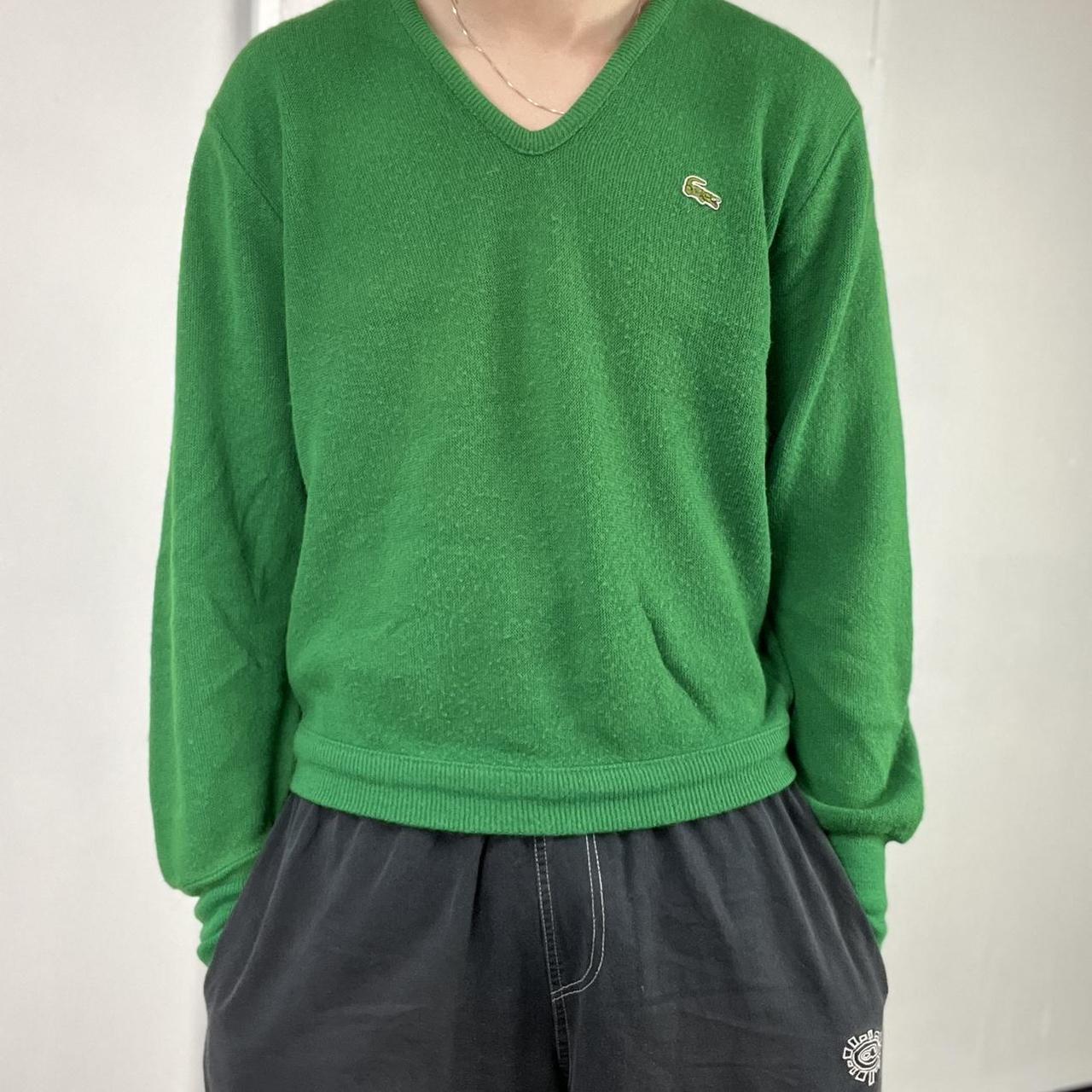 Lacoste Green Knit 🐊 Lovely Green colour ideal for... - Depop