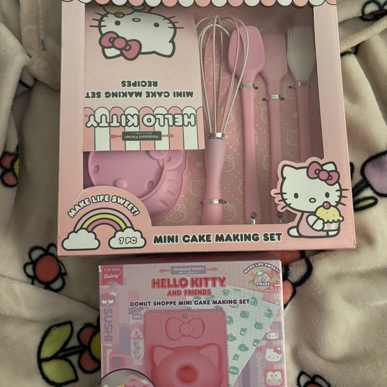2 Hello Kitty mini cake making set and donut set.... - Depop