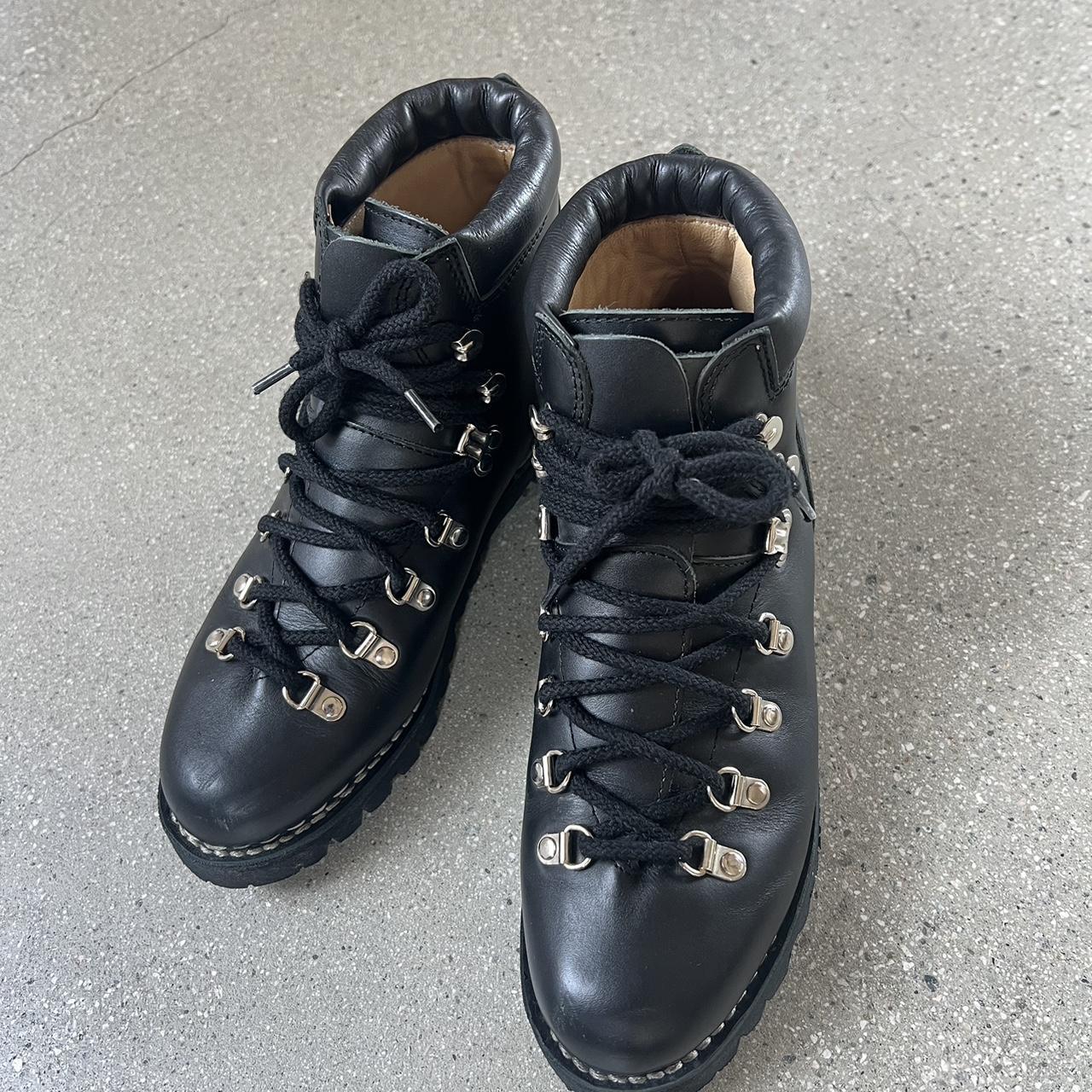 Paraboot Avoriaz Alpine boot in black, women’s UK... - Depop