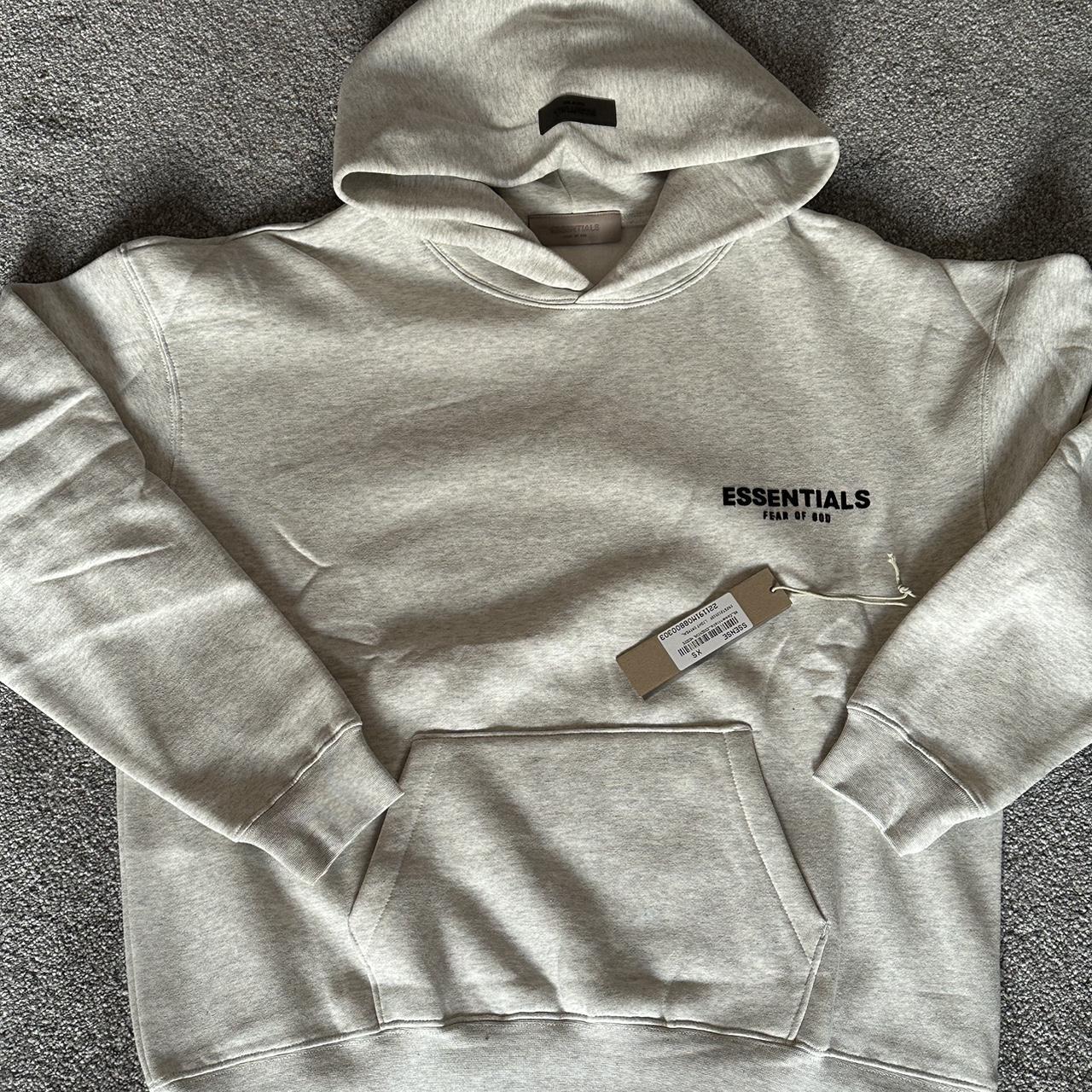 FOG Essential SS22 Light Oatmeal Hoodie Brand new... - Depop