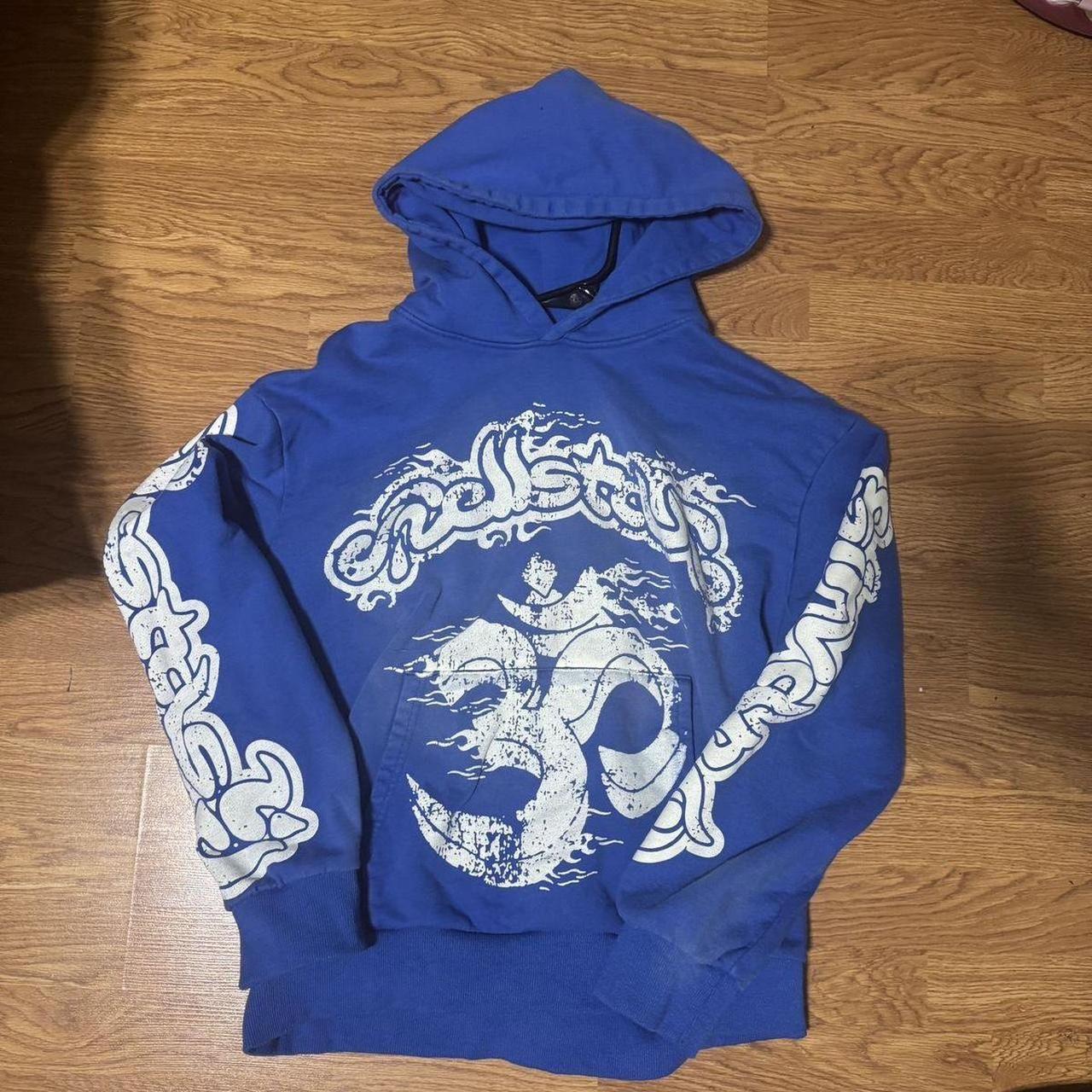 Hellstar Capsule 4 Hoodie in Blue Sizes:... - Depop