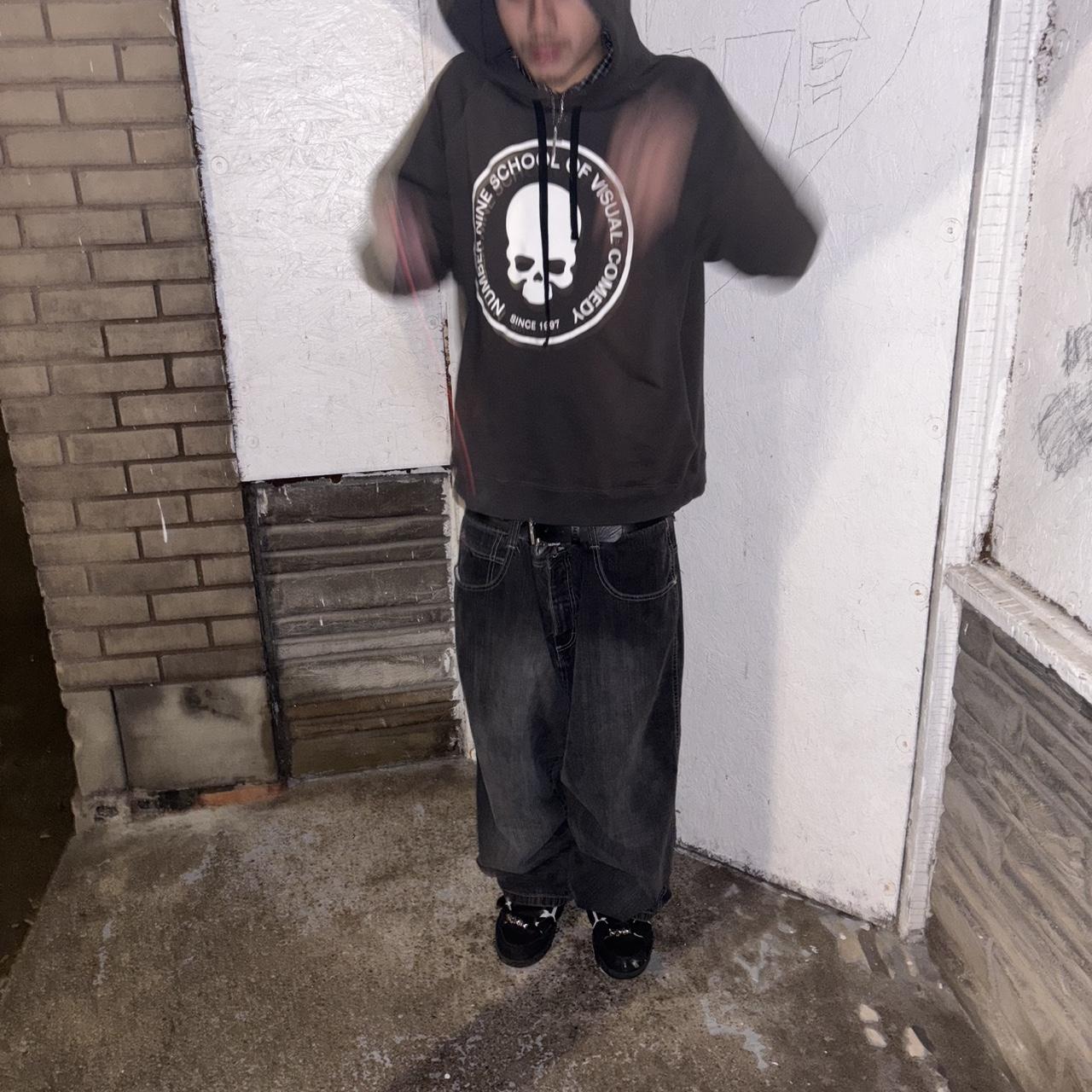 number (n)ine school of visual comedy skull... | Depop