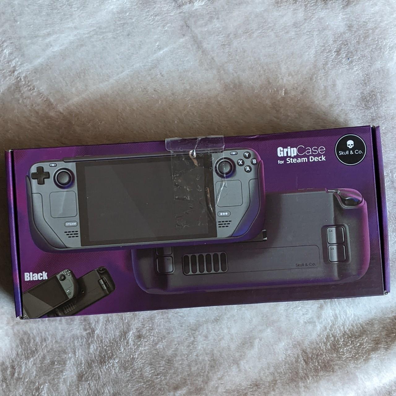 Black Steam Deck Grip Case by Skull & Co. • Has been... | Depop