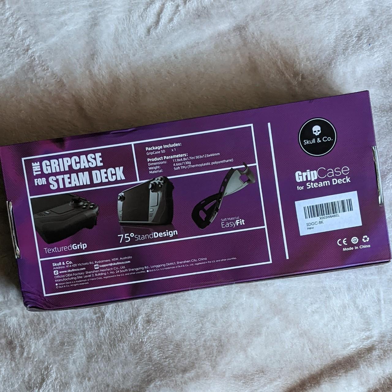 Black Steam Deck Grip Case by Skull & Co. • Has been... | Depop