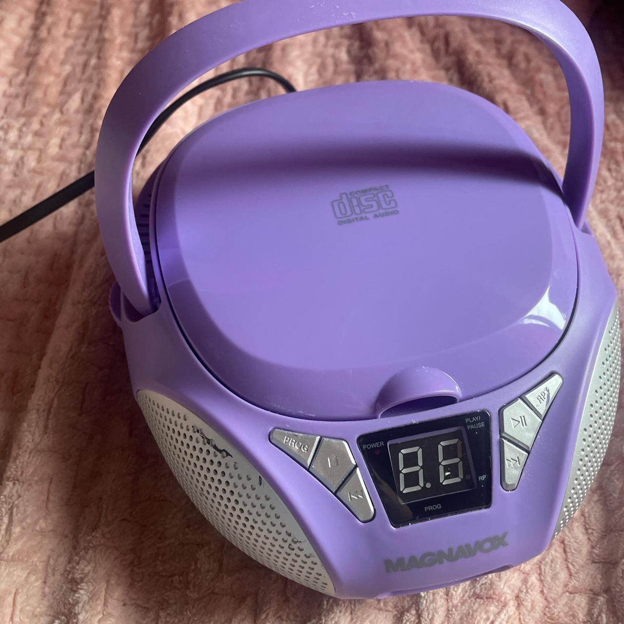 Purple CD player working and in good condition | Depop