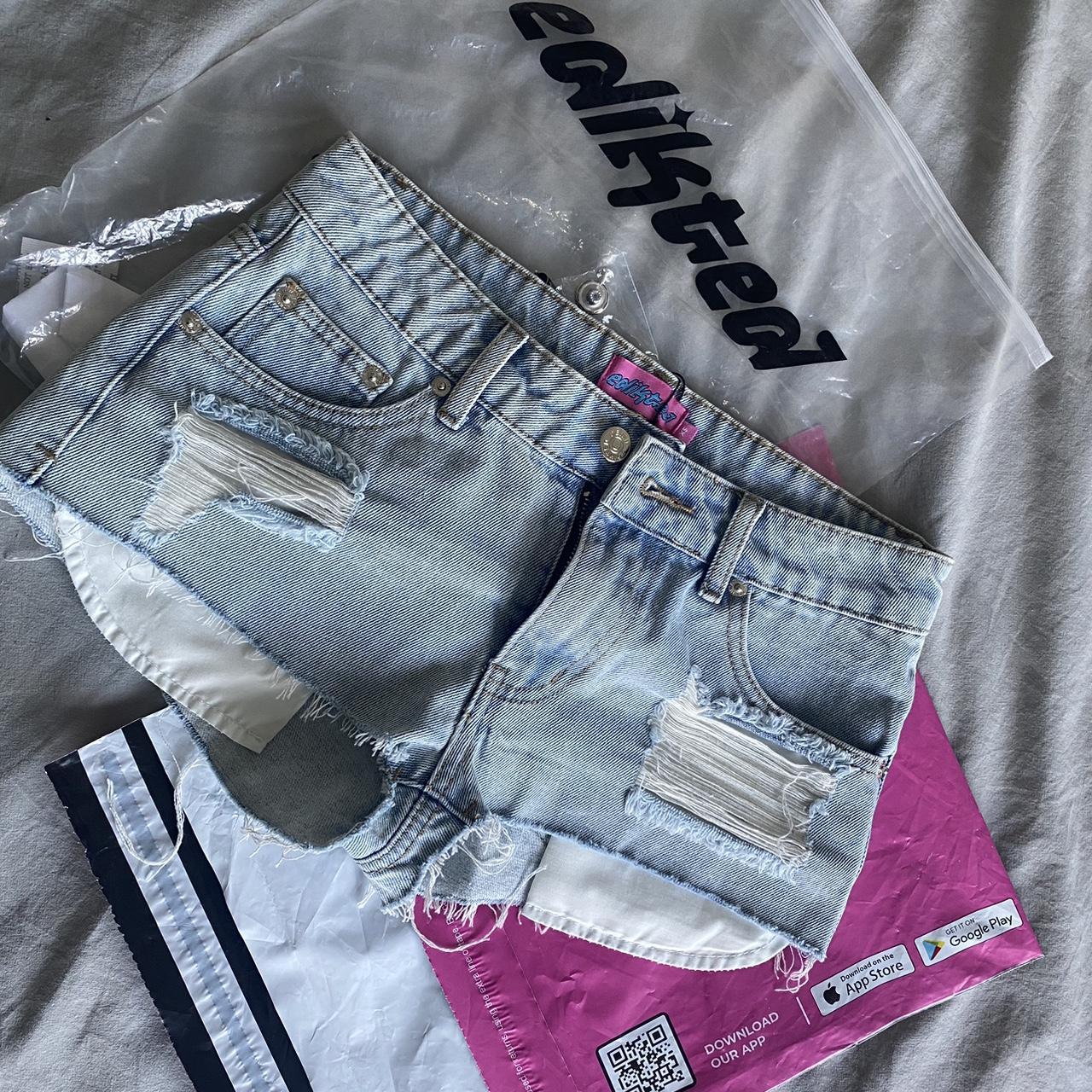 Edicted Devin Low Rise Micro Denim shorts. brand... - Depop