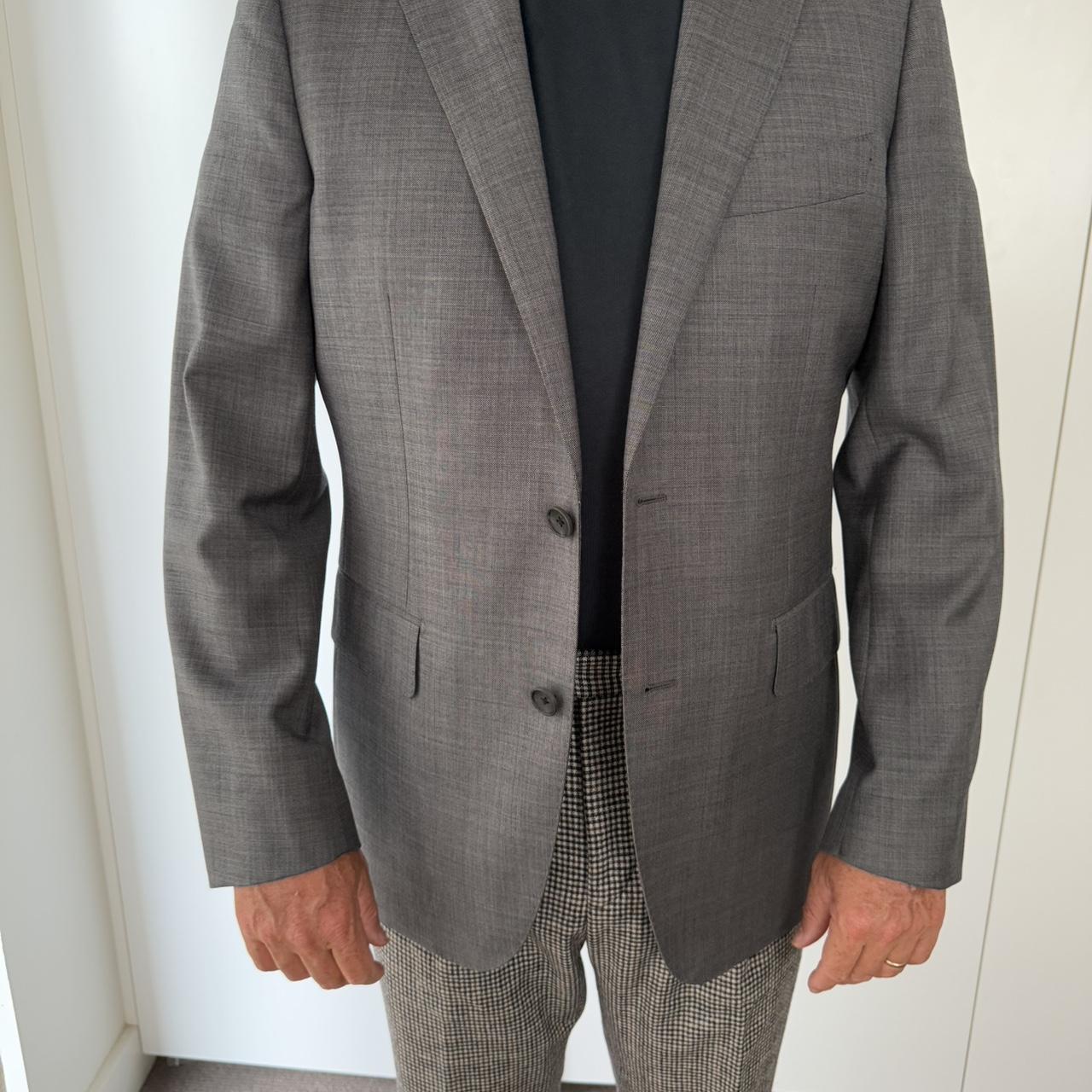 Brand new MJ Bale suit jacket. Made from light grey... | Depop