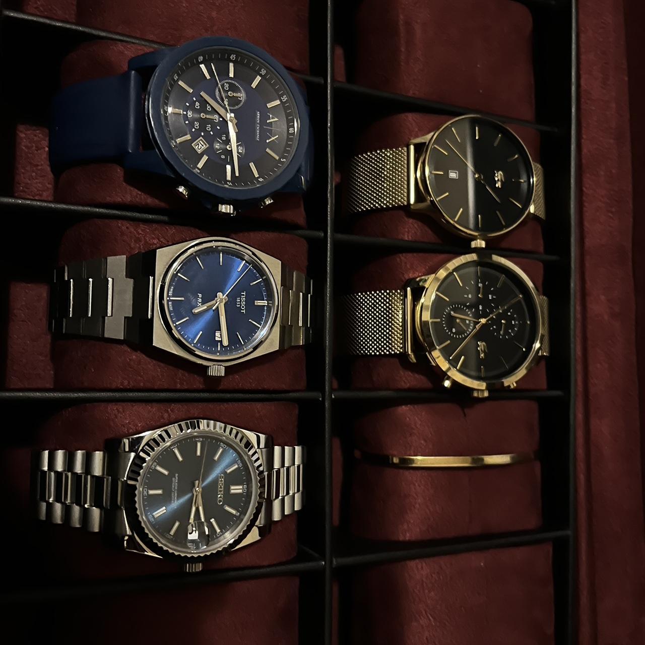 LACOSTE Gold & Black Watch. | Depop