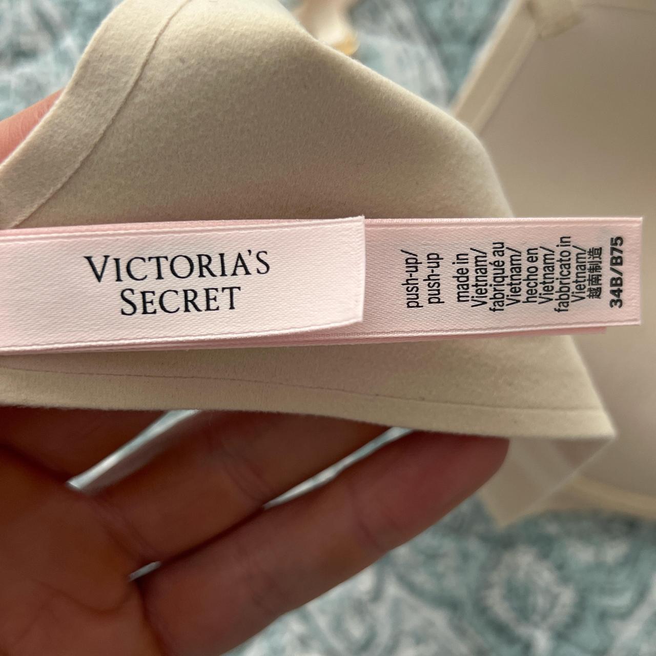 Nude/tan Victoria secret push up bra PERFECT... | Depop