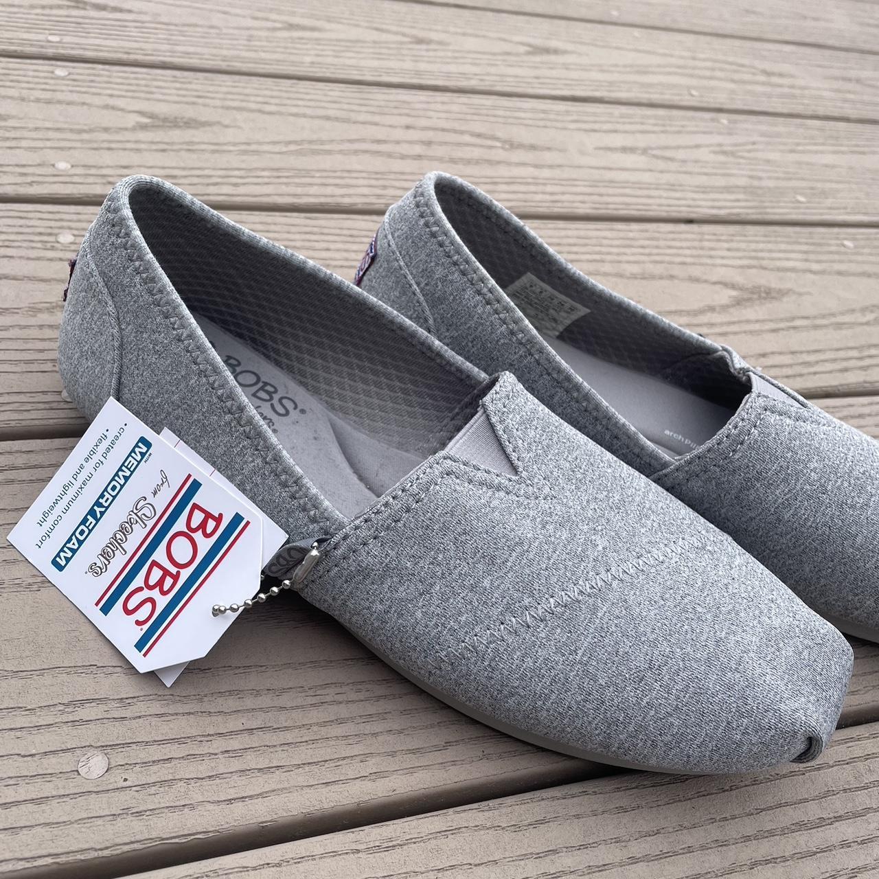 two pairs of Bob’s slide ons both sizes women’s 9.... - Depop