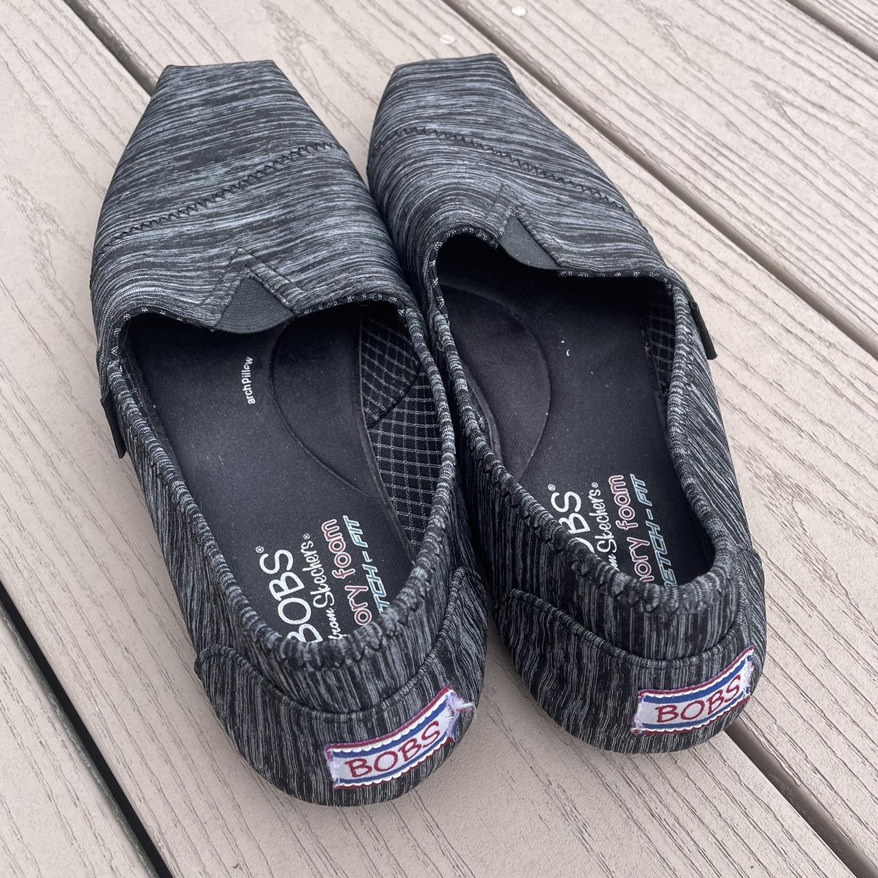 two pairs of Bob’s slide ons both sizes women’s 9.... - Depop